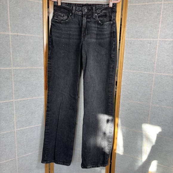 edge | Jeans | Maurics Edgely Black High Rise Sparkle Relaxed Straight ...